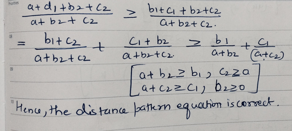 (Solved) - Section 7.5.1 defined a pattern distance measure between ...