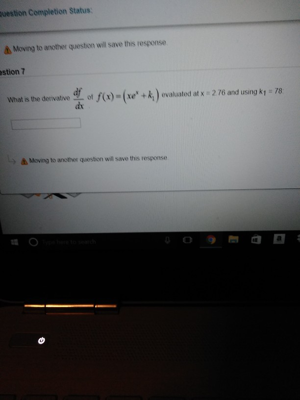 Solved What is the derivative df/dx of f(x) = (xe^x + k_1) | Chegg.com