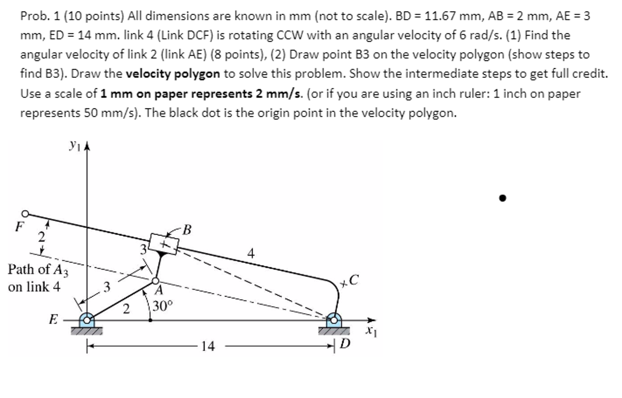 All dimensions are known in mm (not to scale). BD = | Chegg.com