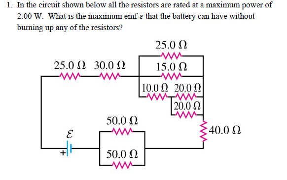 Solved In the circuit shown below all the resistors are | Chegg.com