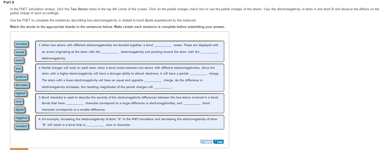 Solved In the PhET simulation window, click the Two Atoms | Chegg.com
