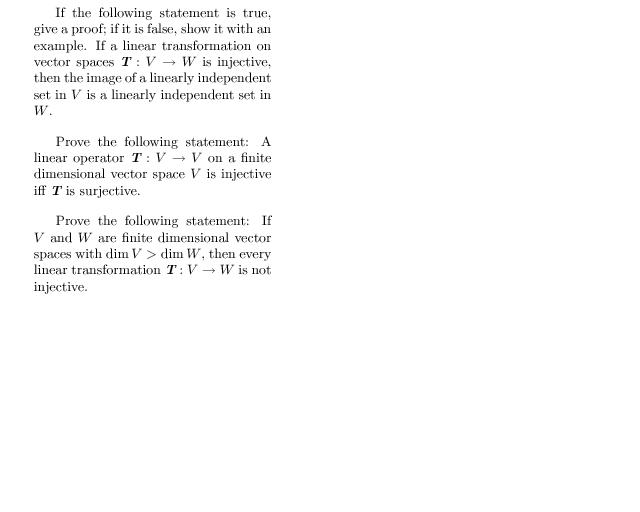 Solved If the following statement is true, give a proof: if | Chegg.com