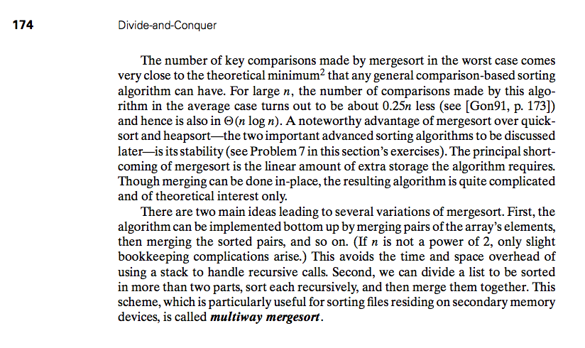 Solved Using the mergesort pseudocode in our textbook, sort | Chegg.com