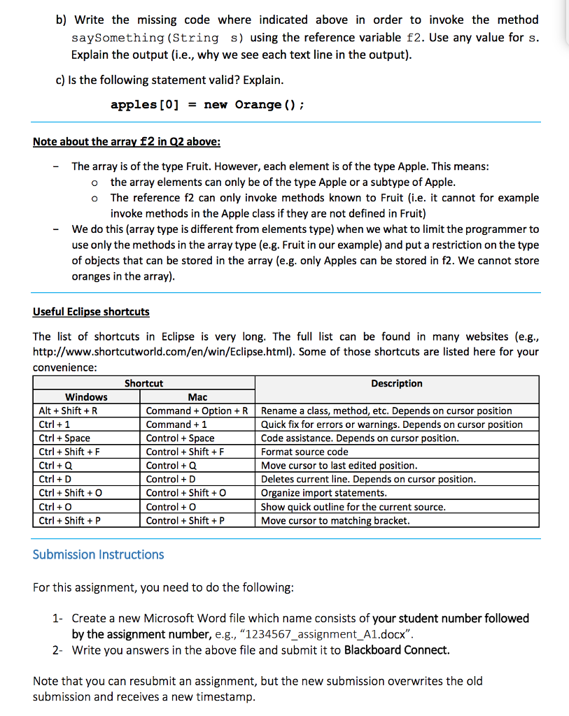 Solved A1 (25 marks) Focus: OOP basics, Inheritance, and | Chegg.com