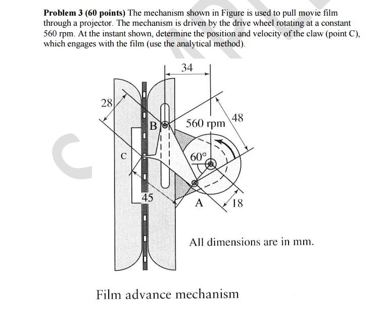 Solved Determine the position and velocity of the claw | Chegg.com