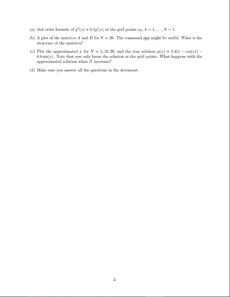 MACM 316 Computing Assignment 6 Due Date: Monday | Chegg.com MACM 316 Computing Assignment 6 Due Date: Monday | Chegg.com