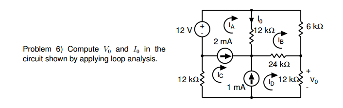 Solved Compute V0 and I0 in the circuit shown by applying | Chegg.com
