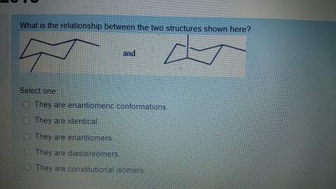 Solved What is the relationship between the two structures | Chegg.com
