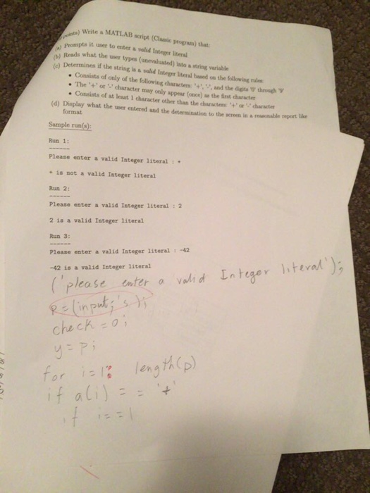 Solved Write a MATLAB script (Classic program) that: | Chegg.com