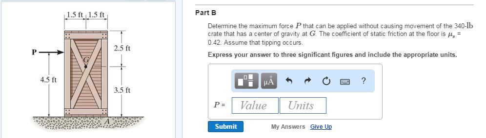 Solved Determine The Maximum Force P That Can Be Applied