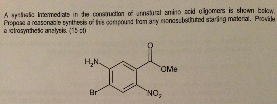 A synthetic intermediate in the construction of | Chegg.com