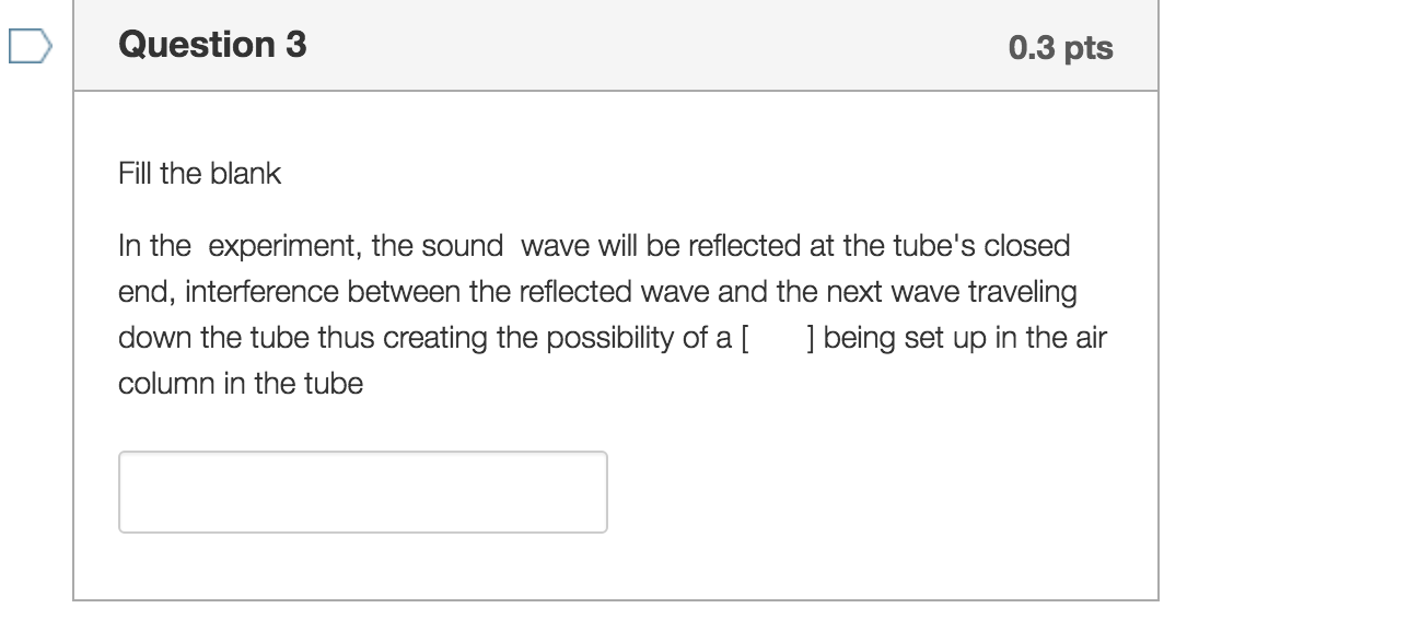 Solved In the experiment, the sound wave will be reflected | Chegg.com