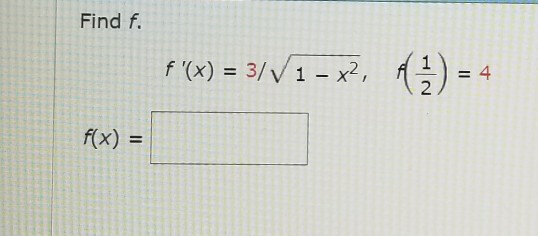 Solved Find f. 2 #x) | Chegg.com