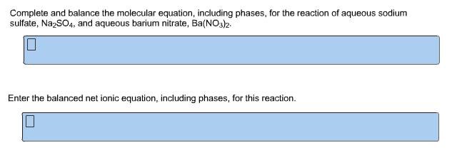 Solved Complete and balance the molecular equation, | Chegg.com
