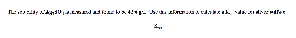 Solved The solubility of BaF2 is measured and found to be | Chegg.com