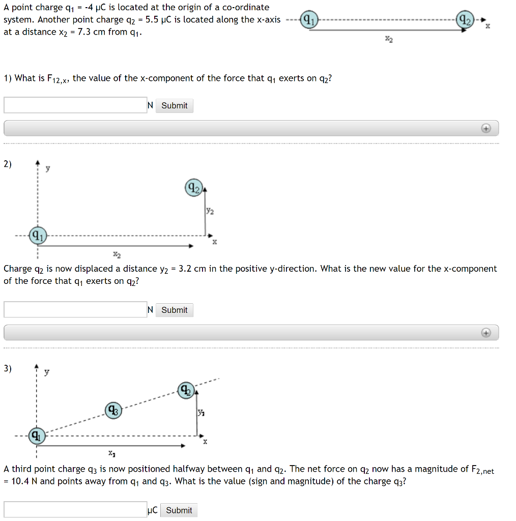 Solved A point charge q1-4 HC is located at the origin of a | Chegg.com