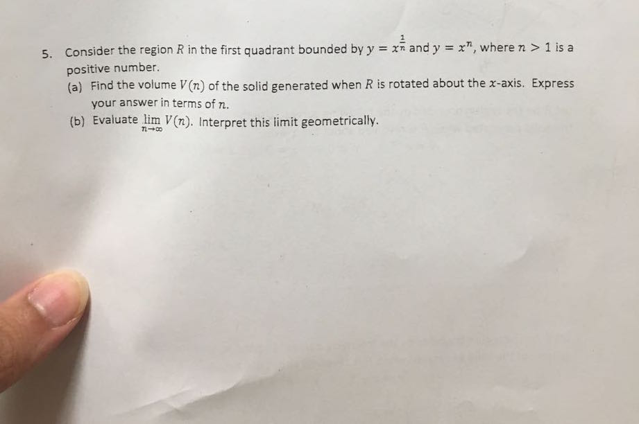 Solved Consider The Region R In The First Quadrant Bounded
