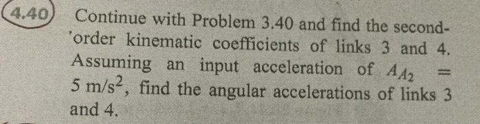 Solved Continue with Problem 3.40 and find the second- | Chegg.com