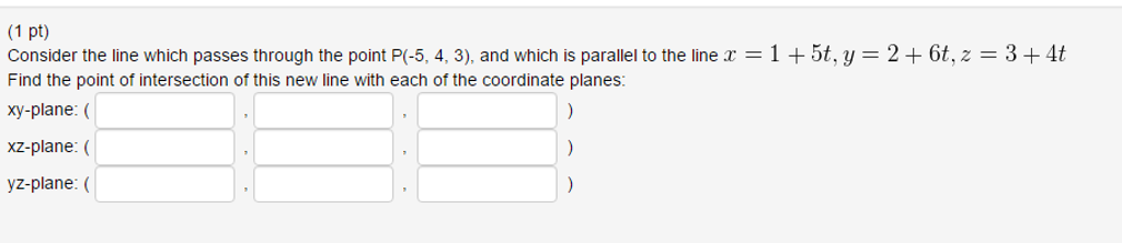 Solved: Consider The Line Which Passes Through The Point P... | Chegg.com