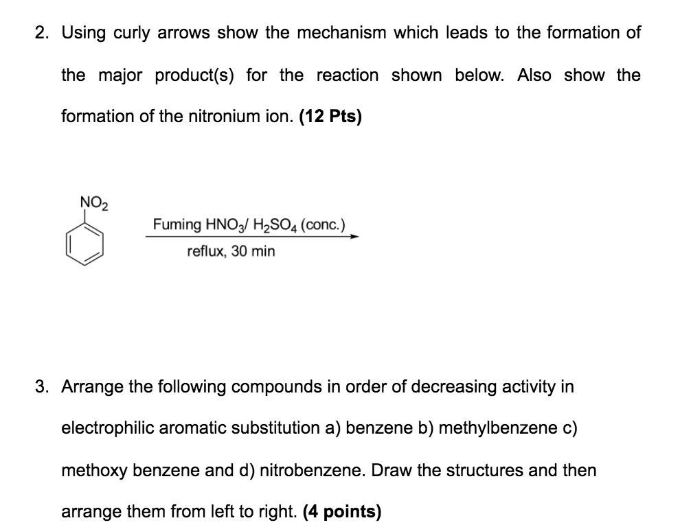 Solved Using curly arrows show the mechanism which leads to | Chegg.com