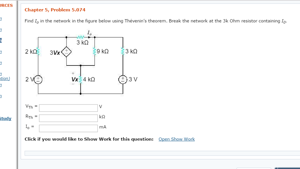 Solved Find I_o in the network in the figure below using | Chegg.com