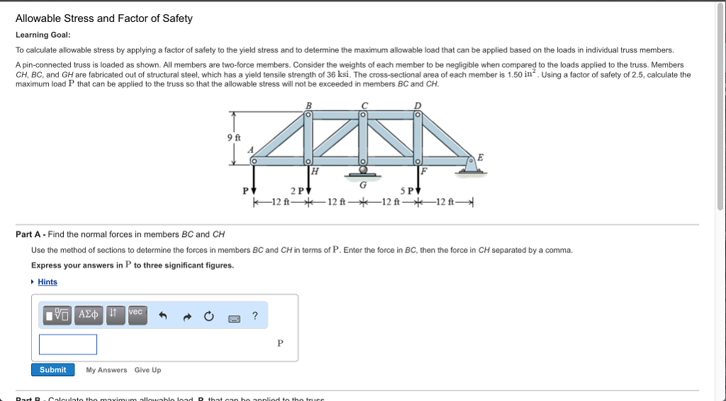 Solved to calculate allowable stress by applying a factor of | Chegg.com