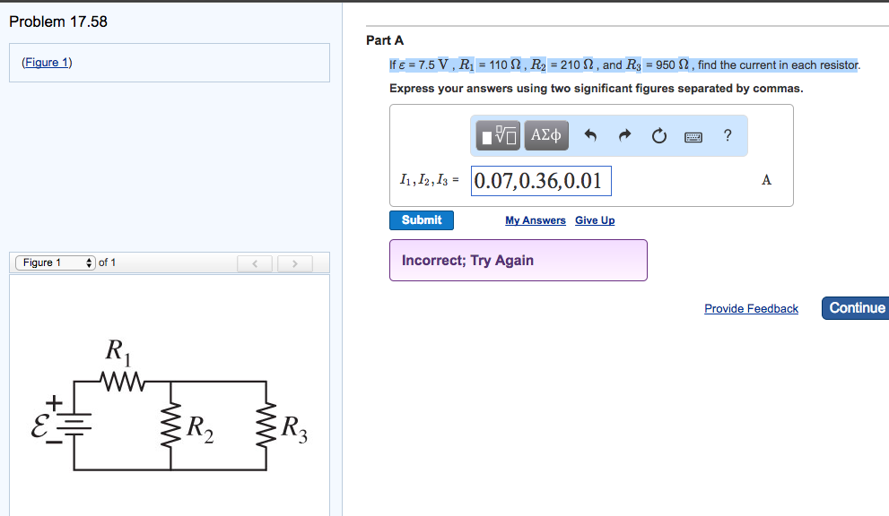 Solved If epsilon = 7.5 V, R_1 = 110 Ohm, R_2 = 210 Ohm, | Chegg.com