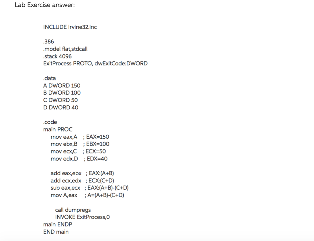 Assignment 3: Integer Expression Calculation with | Chegg.com