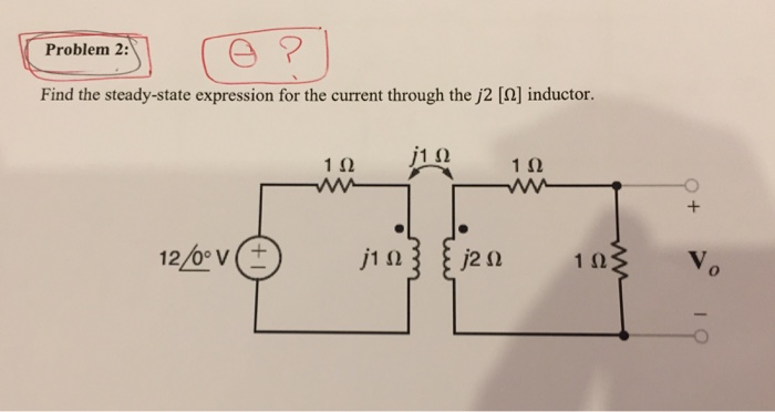 Solved Find the steady-state expression for the current | Chegg.com