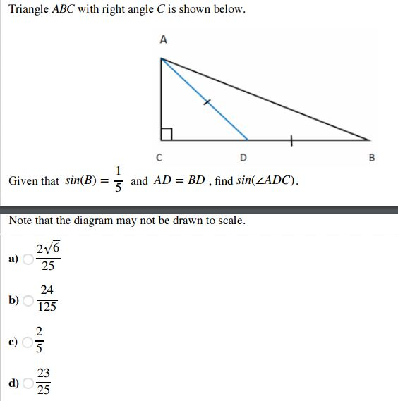 Solved Triangle ABC with right angle C is shown below. | Chegg.com Solved Triangle ABC with right angle C is shown below. | Chegg.com