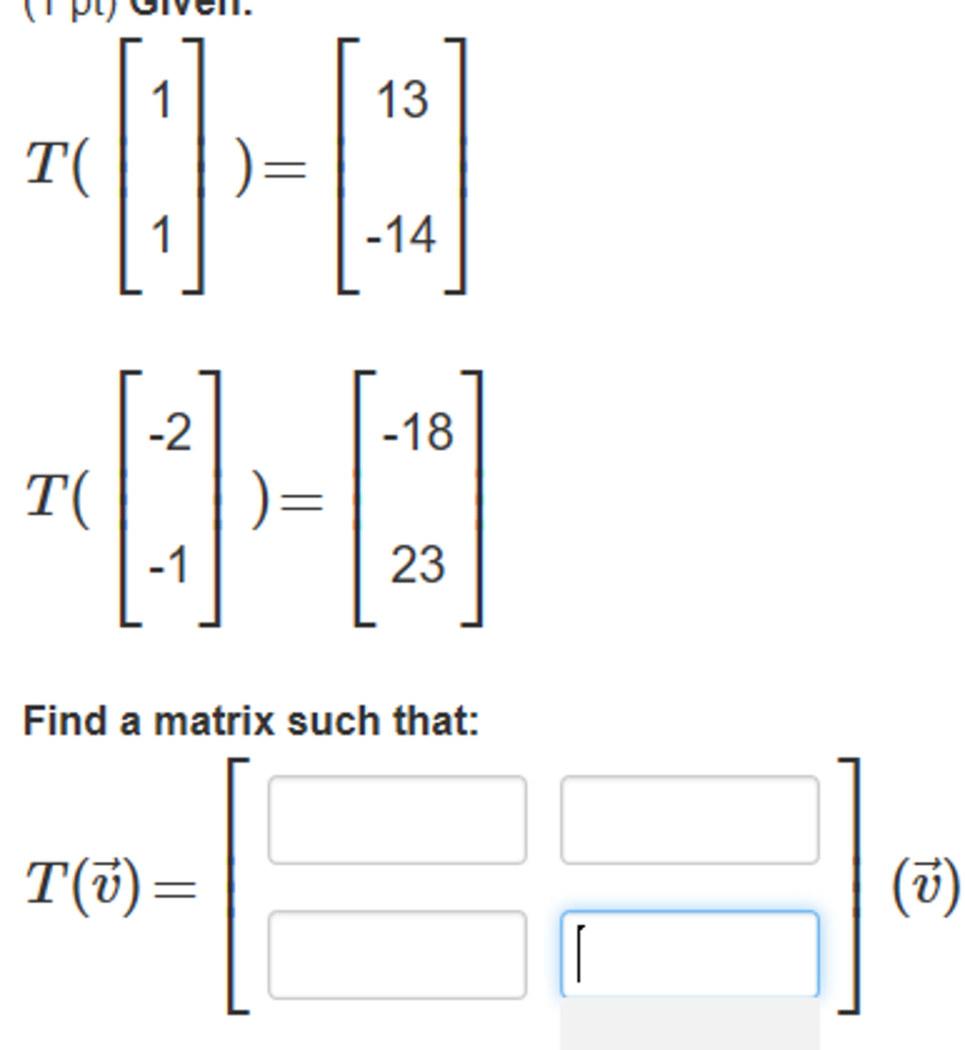 Solved (1 pt) Solve for X. 9-8 7-4 9 5 3 5 | Chegg.com