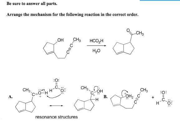 Solved Arrange the mechanism in the correct order. Analyze | Chegg.com