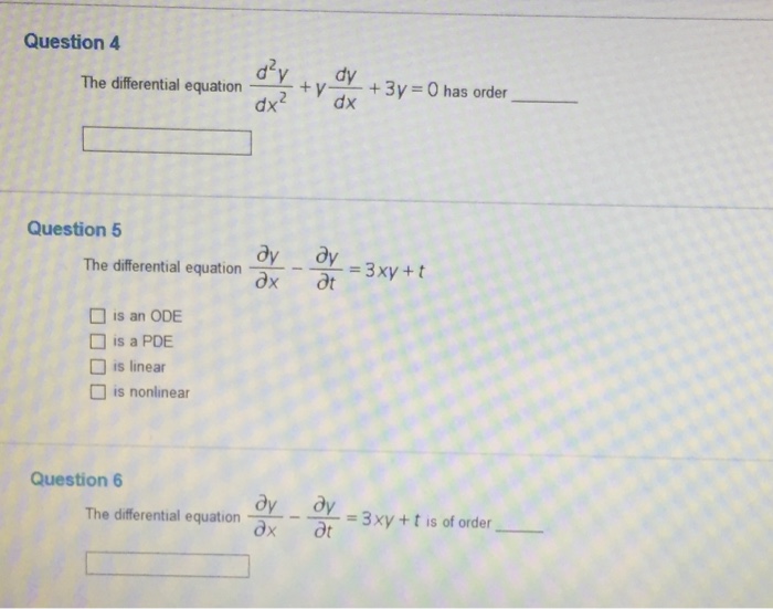 Solved The differential equation d^2y/dx^2 + y dy/dx + 3y = | Chegg.com