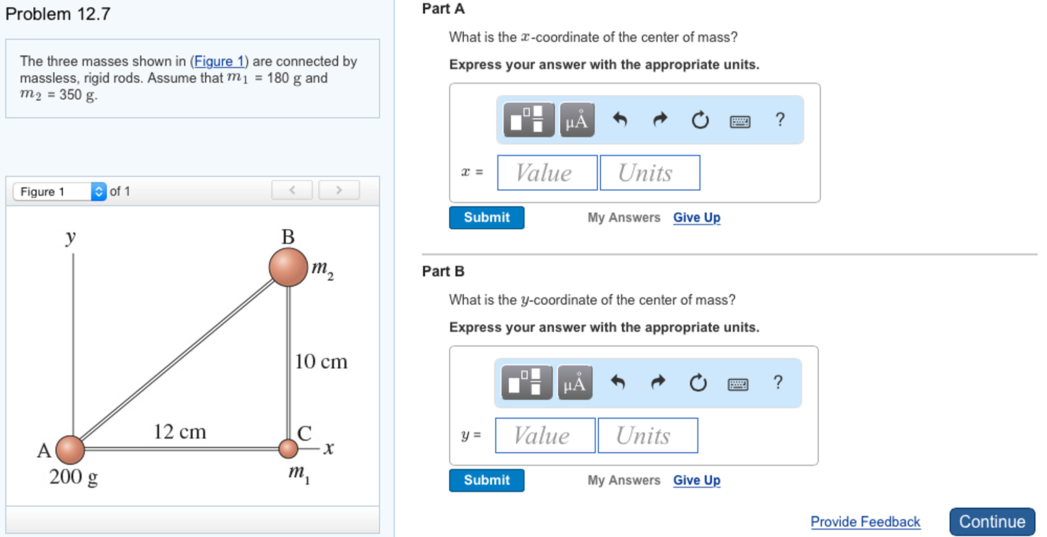 Solved The three masses shown in (Figure 1) are connected by | Chegg.com Solved The three masses shown in (Figure 1) are connected by | Chegg.com