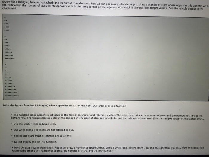 Solved Review the l triangle () function 9attached) and its | Chegg.com