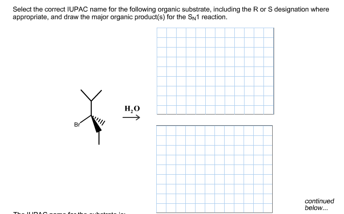 Solved Select the correct IUPAC name for the following | Chegg.com