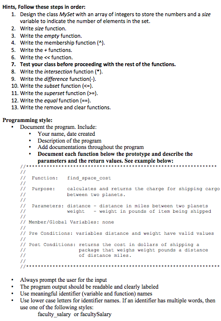 Solved Objective Design Classes Arrays In Classes Operator 7274