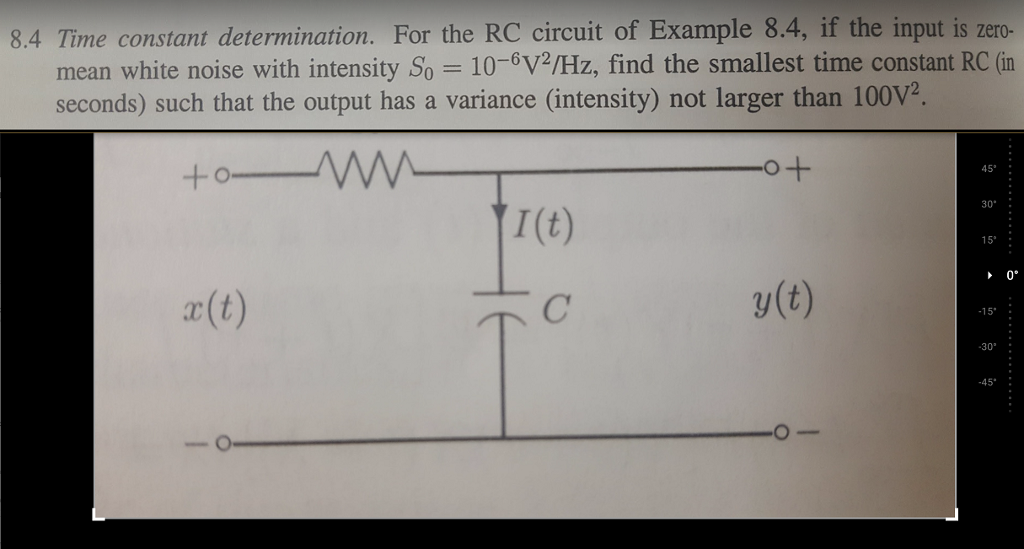 Solved Time constant determination. For the RC circuit of | Chegg.com