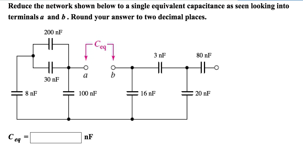 Solved Reduce the network shown below to a single equivalent | Chegg.com