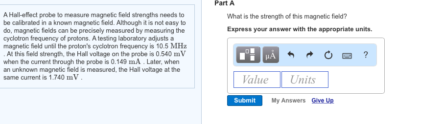 Solved Part A A Hall-effect probe to measure magnetic field | Chegg.com