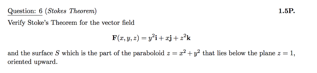 Solved Verify Stoke S Theorem For The Vector Field F X Y