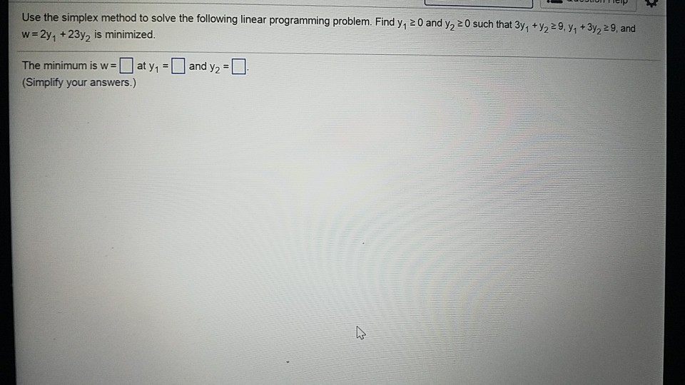 Solved Assigned Media | Question Help * Use the simplex | Chegg.com