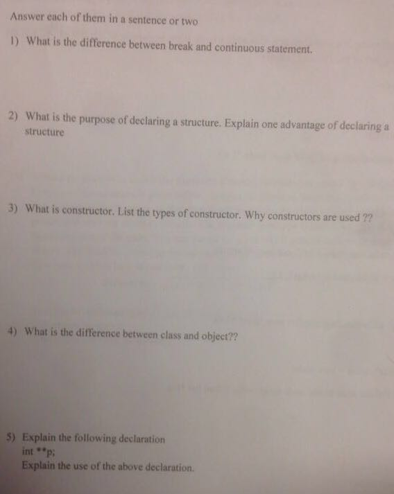 Solved What is the difference between break and continuous | Chegg.com