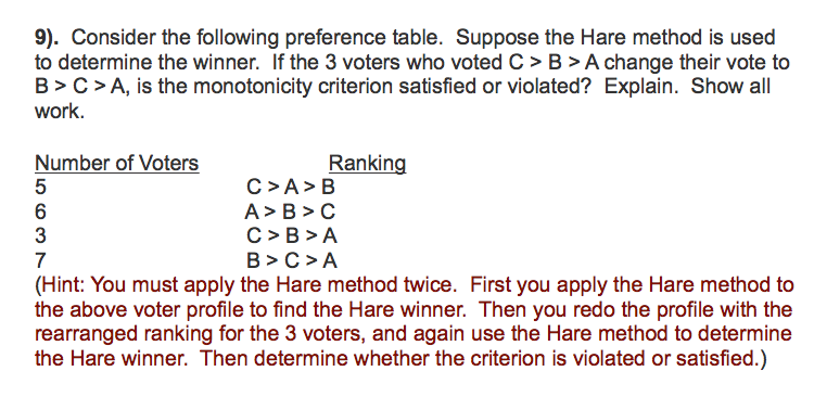 Solved Consider the following preference table. Suppose the | Chegg.com Solved Consider the following preference table. Suppose the | Chegg.com