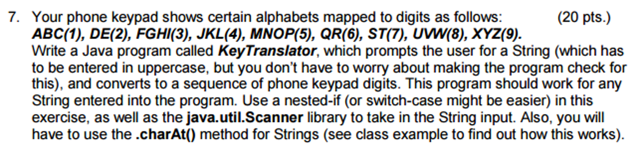 Solved Your phone keypad shows certain alphabets mapped to | Chegg.com
