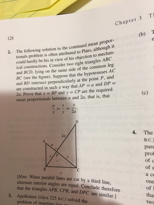 The following solution to the continued mean | Chegg.com