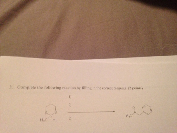 Solved Complete the following reaction by filling in the | Chegg.com