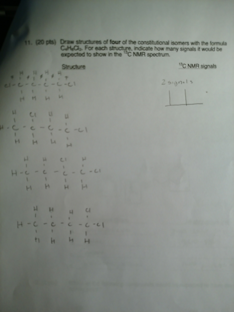 Solved 1 (20 pts) Draw structures of four of the | Chegg.com