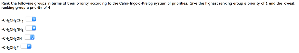 Solved Rank the following groups in terms of their priority | Chegg.com