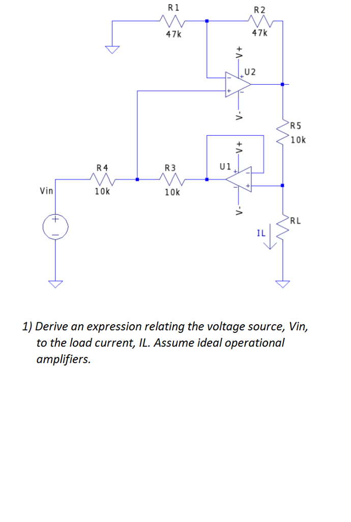 Solved Derive an expression relating the voltage source, | Chegg.com